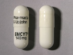Pill Finder: Pharmacia & Upjohn EMCYT 140 mg White Capsule-shape ...