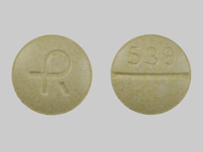 Pill Finder: R 539 Yellow Round - Medicine.com