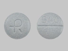 Pill Finder: R 540 Blue Round - Medicine.com