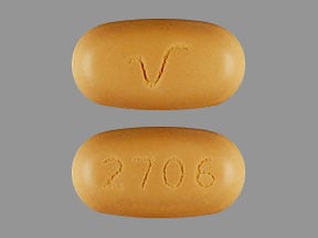 Pill Finder: 2706 V Orange Elliptical / Oval - Medicine.com