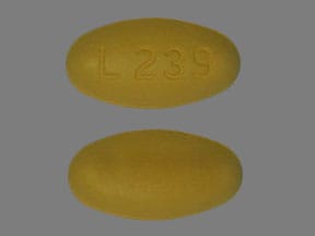 Pill Finder: L239 Yellow Elliptical / Oval - Medicine.com