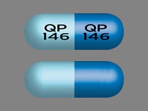Pill Finder: QP 146 QP 146 Blue Capsule-shape - Medicine.com