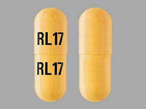 Pill Finder: RL17 RL17 Yellow Capsule-shape - Medicine.com