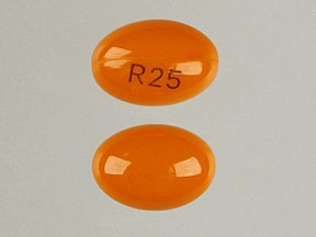 Pill Finder: R25 Orange Elliptical / Oval - Medicine.com