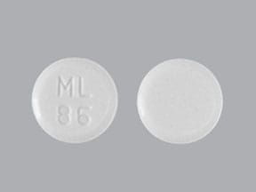 Pill Finder: ML 86 White Round - Medicine.com