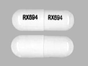Pill Finder: RX694 RX694 White Capsule-shape - Medicine.com