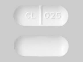 Pill Finder: CL 025 White Capsule-shape - Medicine.com