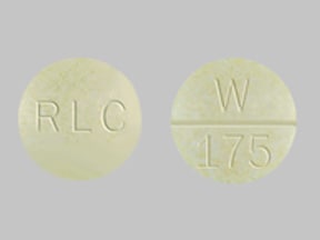 Pill Finder: RLC W 175 Yellow Round - Medicine.com