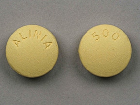 Pill Finder: ALINIA 500 Yellow Round - Medicine.com
