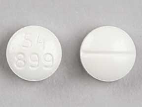 Pill Finder: 54 899 White Round - Medicine.com