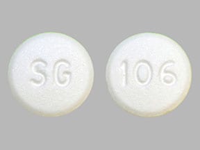 Pill Finder: SG 106 White Round - Medicine.com