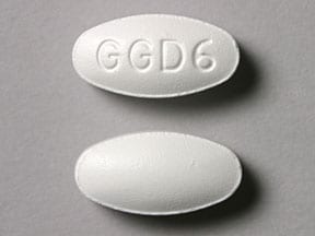 Pill Finder: GGD6 White Elliptical / Oval - Medicine.com