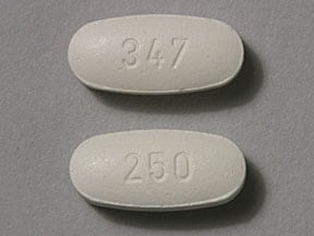 Pill Finder: 347 250 White Elliptical / Oval - Medicine.com