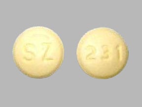 Pill Finder: SZ 231 Yellow Round - Medicine.com