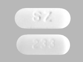 Pill Finder: SZ 233 White Capsule-shape - Medicine.com