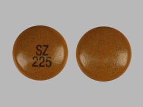 Pill Finder: SZ 225 Brown Round - Medicine.com