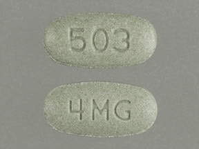 Pill Finder: 503 4MG Green Capsule-shape - Medicine.com
