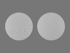 Pill Finder: S 225 White Round - Medicine.com