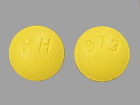 Pill Finder: HH 973 Yellow Round - Medicine.com