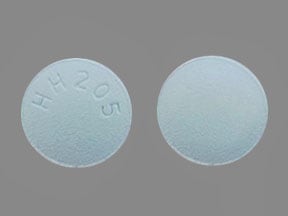 Pill Finder: HH205 Blue Round - Medicine.com