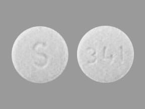 Pill Finder: S 341 White Round - Medicine.com