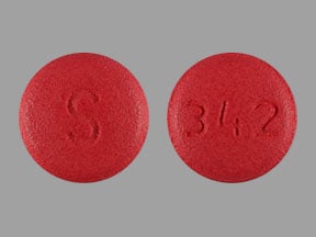 Pill Finder: S 342 Red Round - Medicine.com