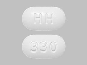 Pill Finder: HH 330 White Capsule-shape - Medicine.com