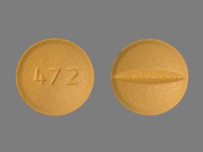 Pill Finder: 472 Yellow Round - Medicine.com