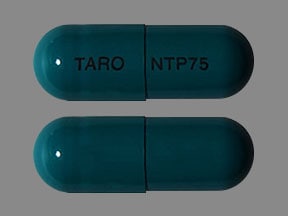 Pill Finder: TARO NTP 75 Green Capsule-shape - Medicine.com