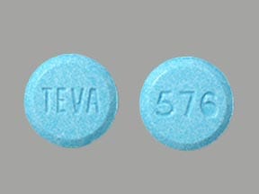 Pill Finder: TEVA 576 Blue Round - Medicine.com