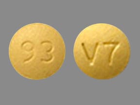 Pill Finder: V7 93 Peach Round - Medicine.com