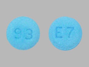 Pill Finder: 93 E7 Blue Round - Medicine.com