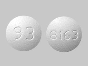 Pill Finder: 93 8163 White Round - Medicine.com