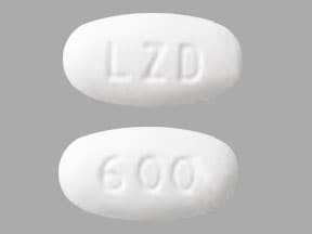 Pill Finder: LZD 600 White Elliptical / Oval - Medicine.com