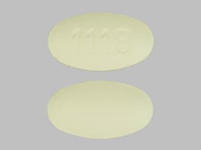 Pill Finder: 1118 Yellow Elliptical / Oval - Medicine.com