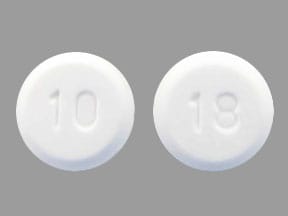 Pill Finder: 10 18 White Round - Medicine.com