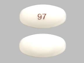 Pill Finder: 97 White Elliptical / Oval - Medicine.com