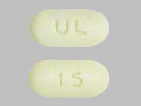 Pill Finder: U L 15 Yellow Capsule-shape - Medicine.com
