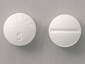 Pill Finder: CORTEF 5 White Round - Medicine.com
