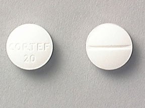 Pill Finder: CORTEF 20 White Round - Medicine.com