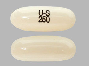 Pill Finder: U-S 250 White Capsule-shape - Medicine.com