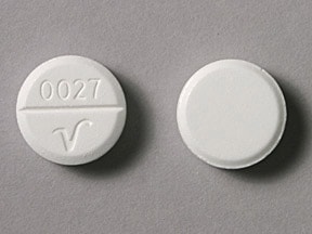 Pill Finder: 0027V White Round - Medicine.com