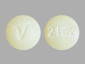 Pill Finder: V 2102 Yellow Round - Medicine.com