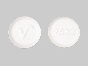 Pill Finder: V 2532 White Round - Medicine.com