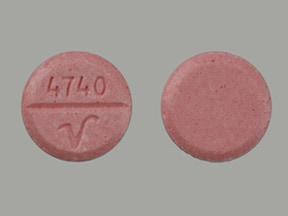 Pill Finder: 4740 V Pink Round - Medicine.com