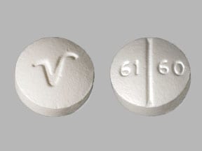 Pill Finder: 61 60 V White Round - Medicine.com