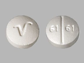 Pill Finder: V 61 61 White Round - Medicine.com