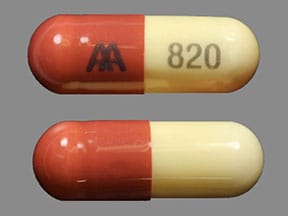 Pill Finder: AA 820 Brown Capsule-shape - Medicine.com