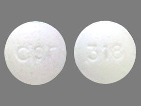 Pill Finder: cor 318 White Round - Medicine.com