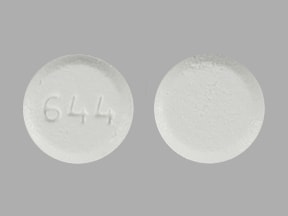 Pill Finder: 644 White Round - Medicine.com